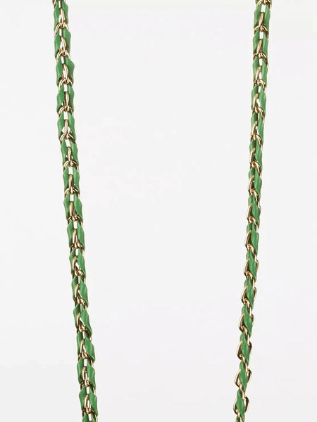 LA COQUE FRANCAISE – LOU PHONE CHAIN GREEN GOLD