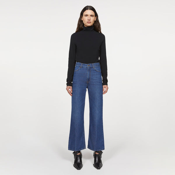 RODEBJER – MINI CULOTTE JEANS INDIGO